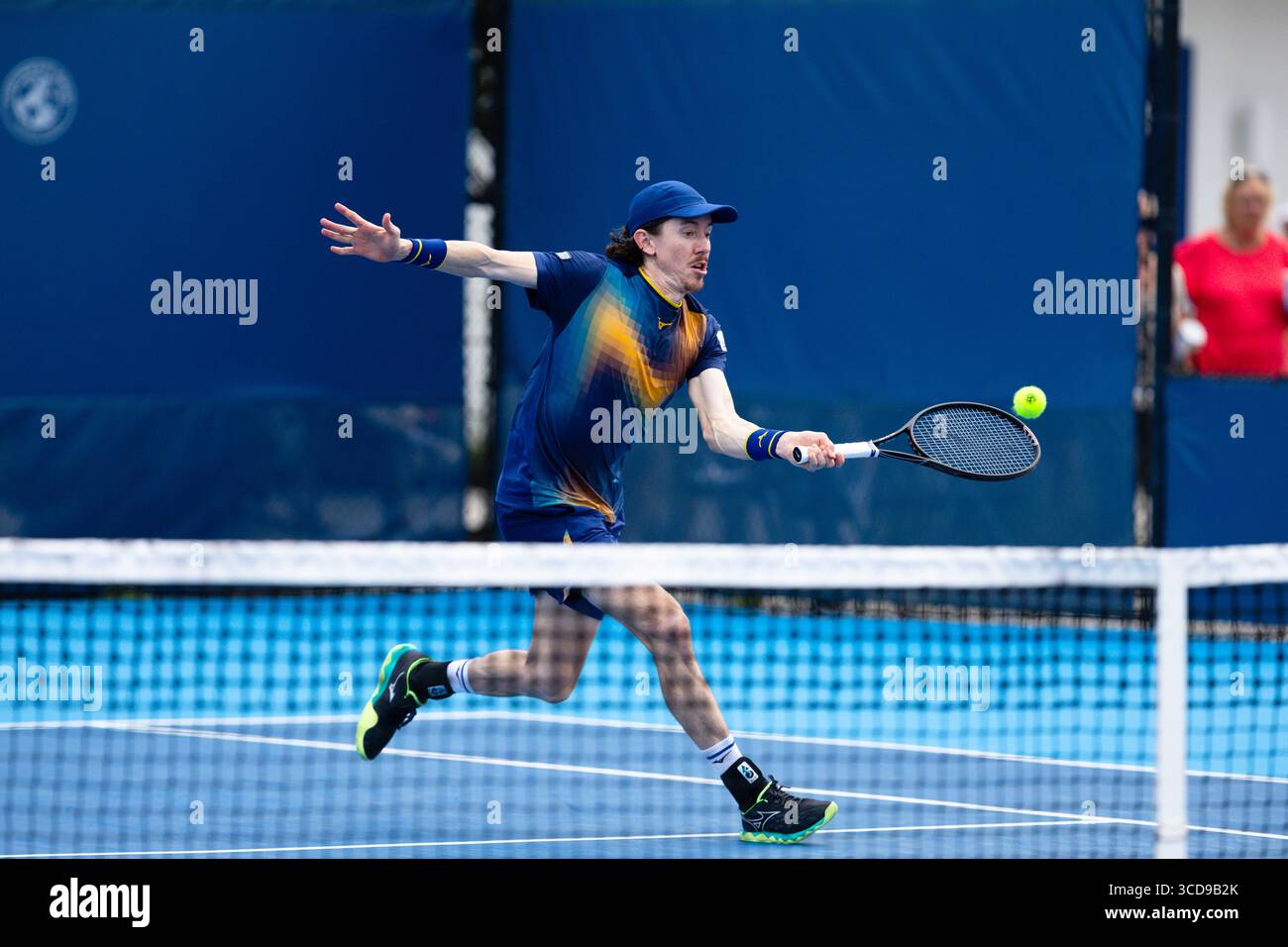 MASON, OHIO - AUGUST 12: John-Patrick Smith of Australia in action ...