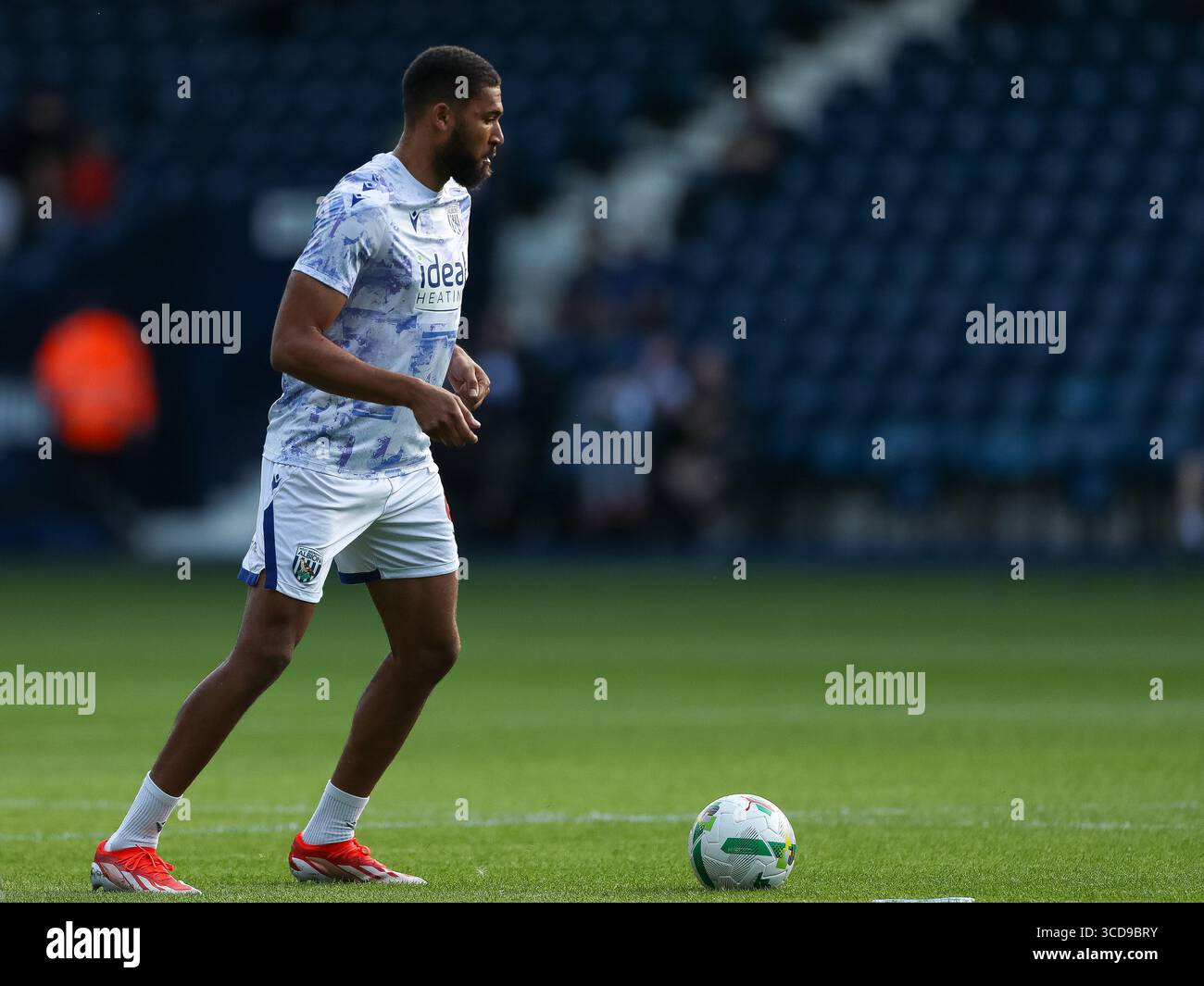 Birmingham, UK. 12th August 2025. George Campbell of West Bromwich ...