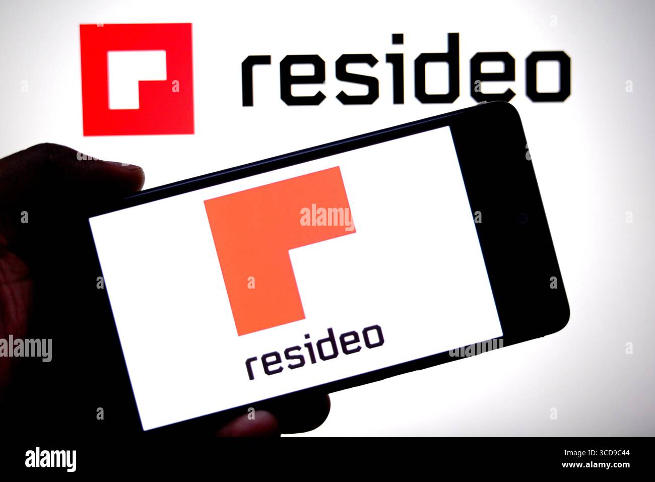 August 12, 2025, India: In this photo illustration, a Resideo ...