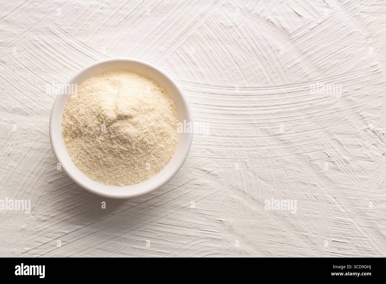 Organic gelatin powder - Lots of hydrolyzed collagen powder Stock Photo ...