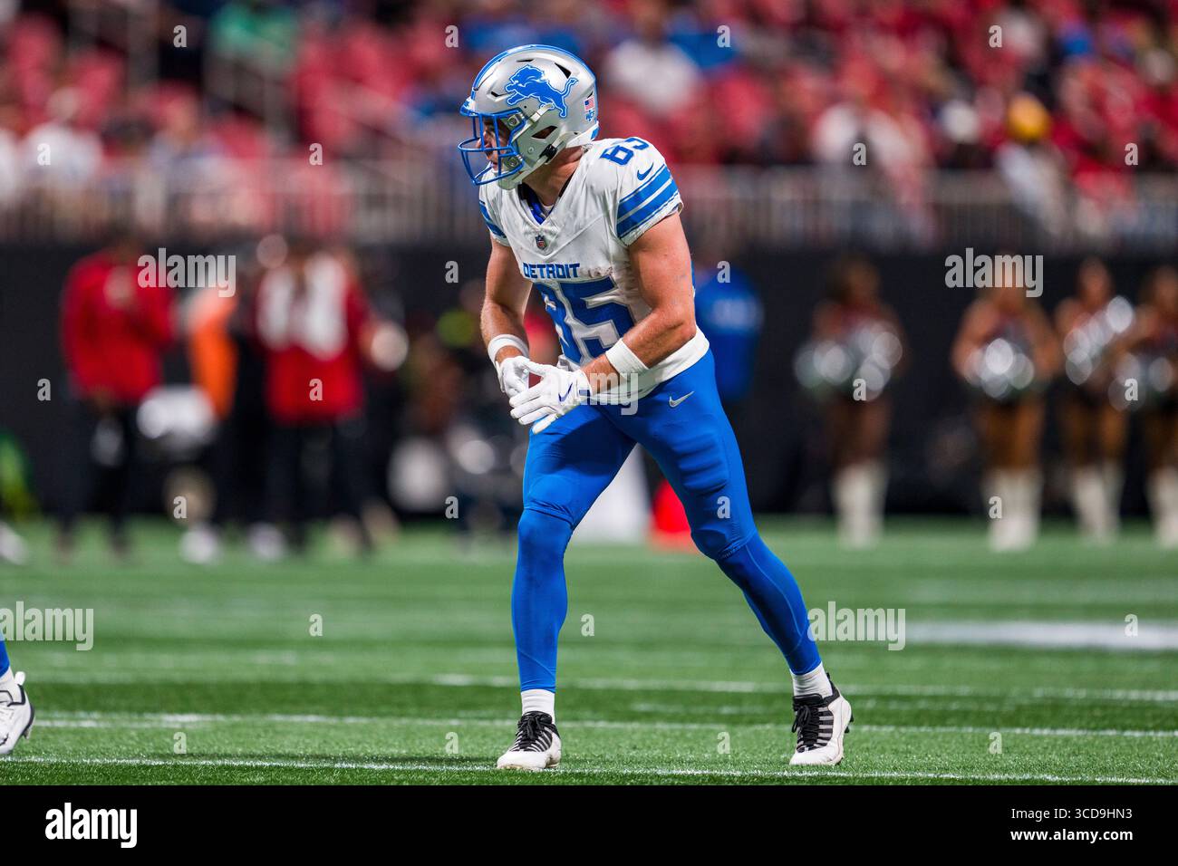 Detroit Lions wide receiver Tom Kennedy (85) lines up during the first ...