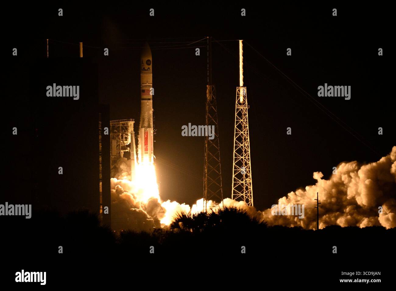 A United Launch Alliance (ULA) Vulcan rocket launches a classified payload, known as USSF-106 ...