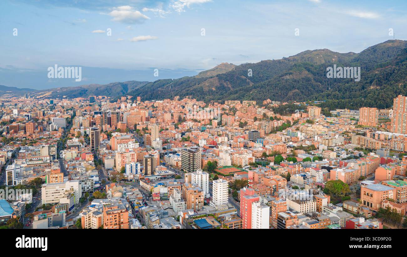 Stunning aerial view of Bogotá, the vibrant capital of Colombia ...