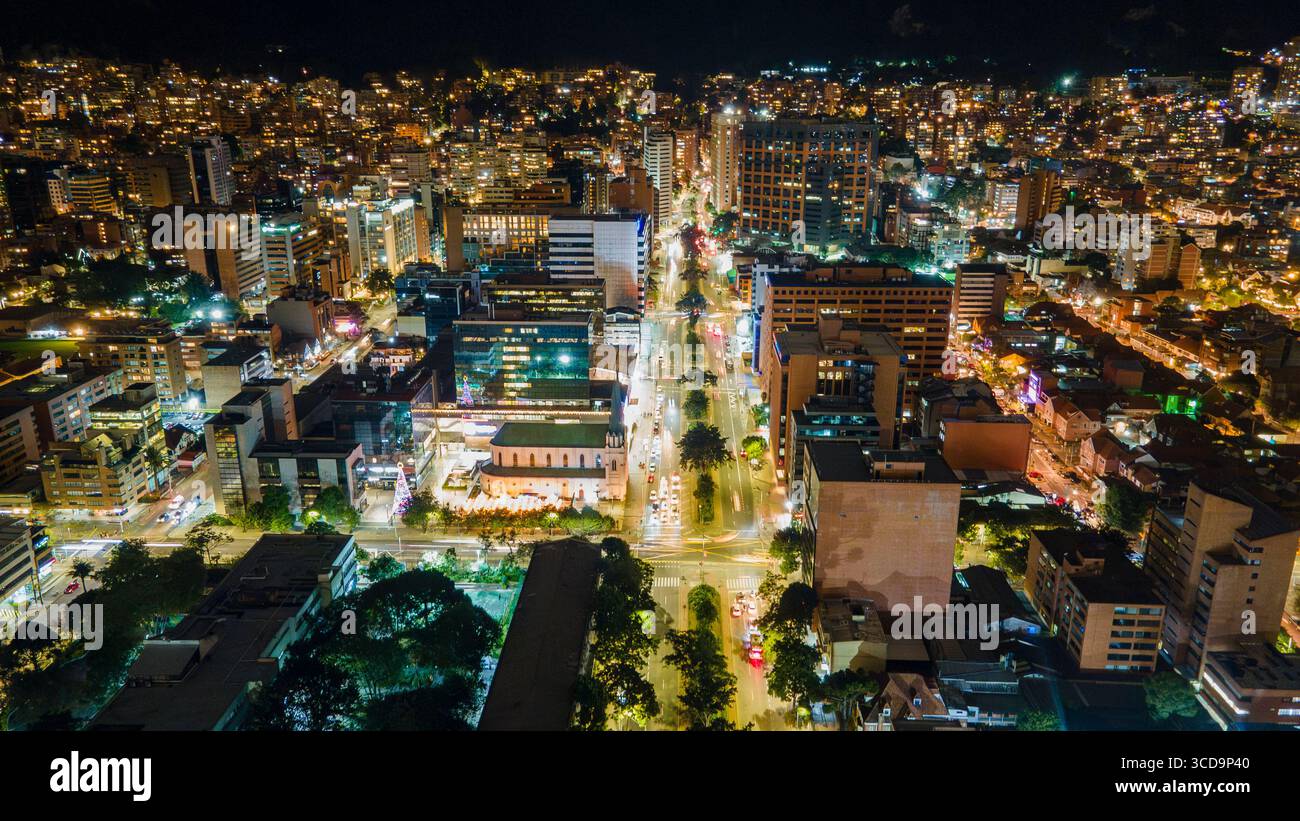 Stunning night view city skyline hi-res stock photography and images ...