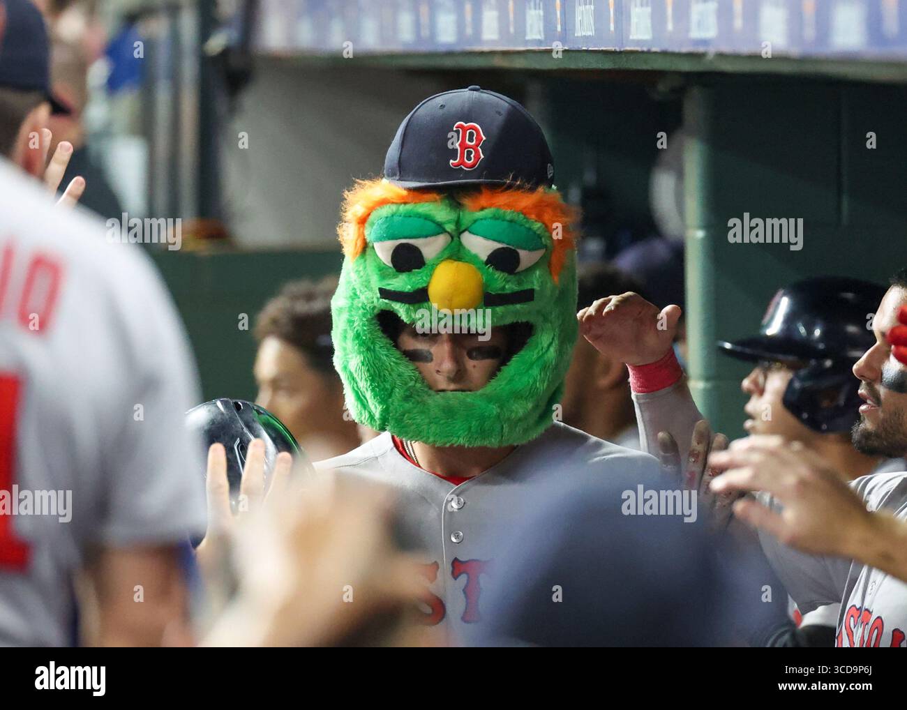 HOUSTON, TX - AUGUST 12: Boston Red Sox left fielder Roman Anthony (19 ...