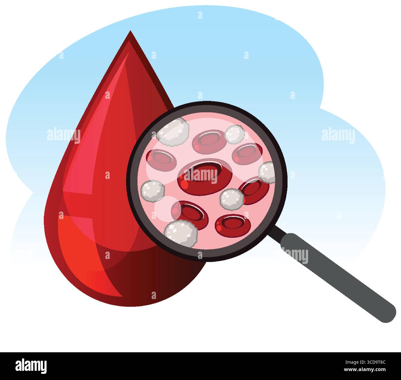 Digital medical illustration microscopic view Stock Vector Images - Alamy
