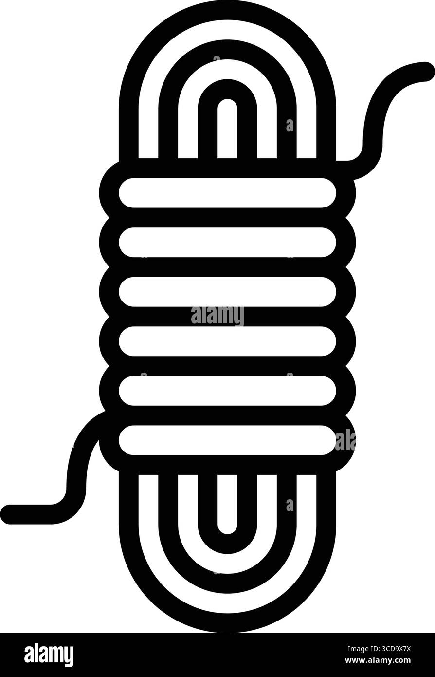 Strands of rope Black and White Stock Photos & Images - Alamy