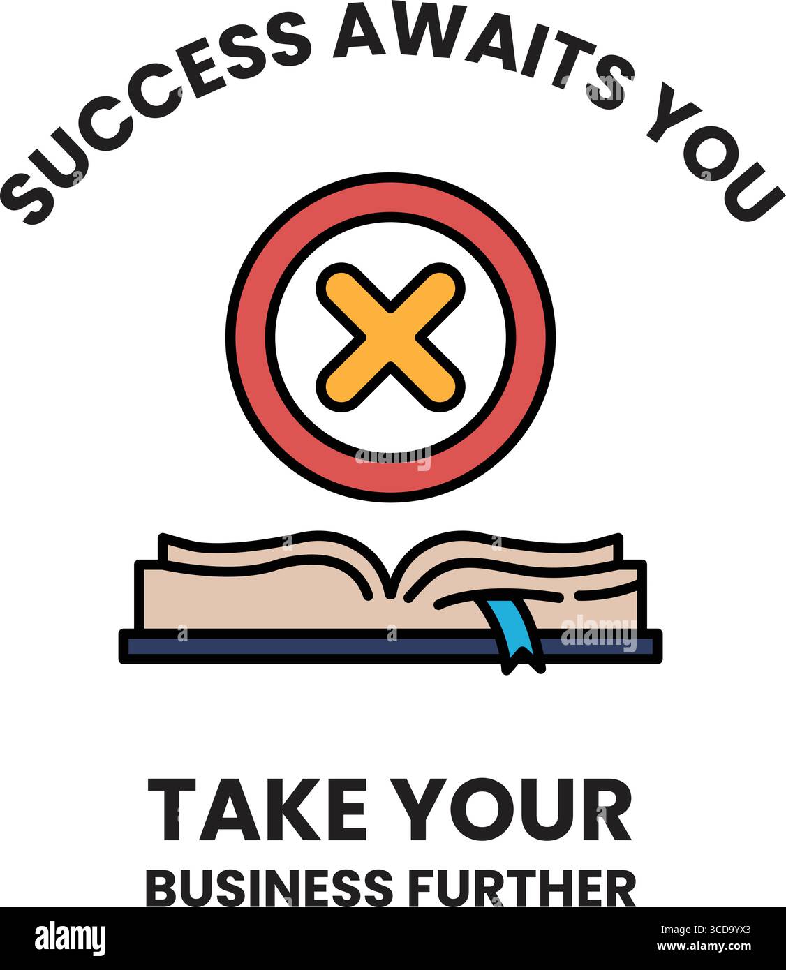 Success awaits you. Take your business flipper Stock Vector Image & Art ...