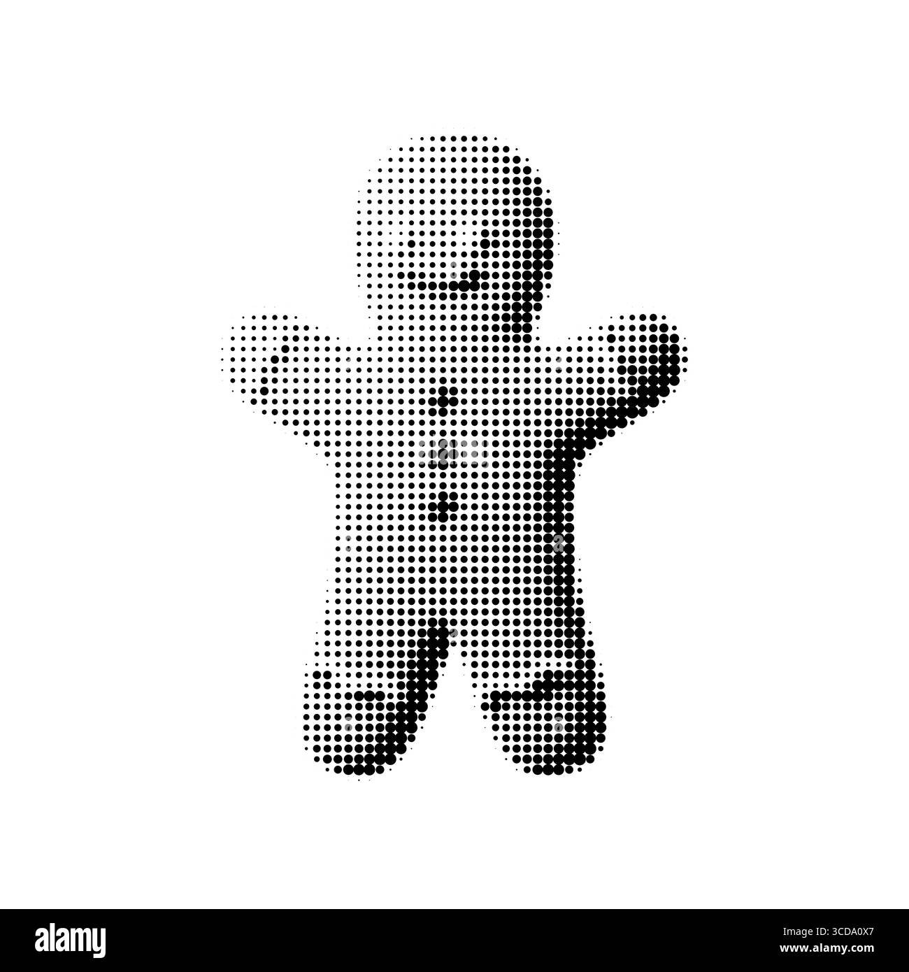 Festive holiday seasonal cookie Black and White Stock Photos & Images ...