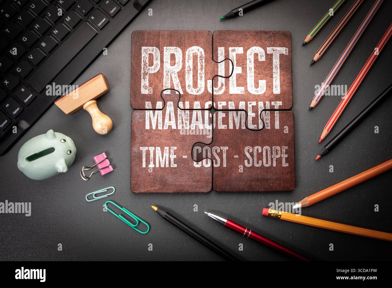 Time tracking tools concept hi-res stock photography and images - Alamy