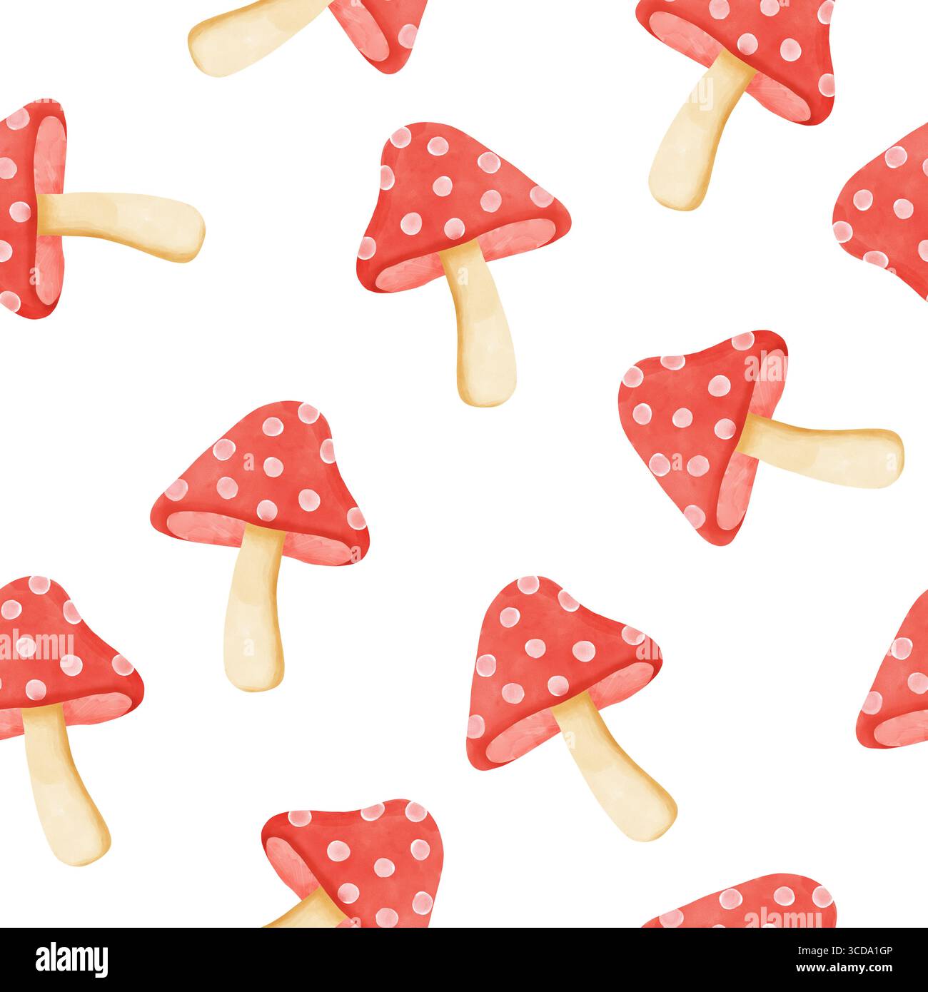 Pattern red toadstool Cut Out Stock Images & Pictures - Alamy