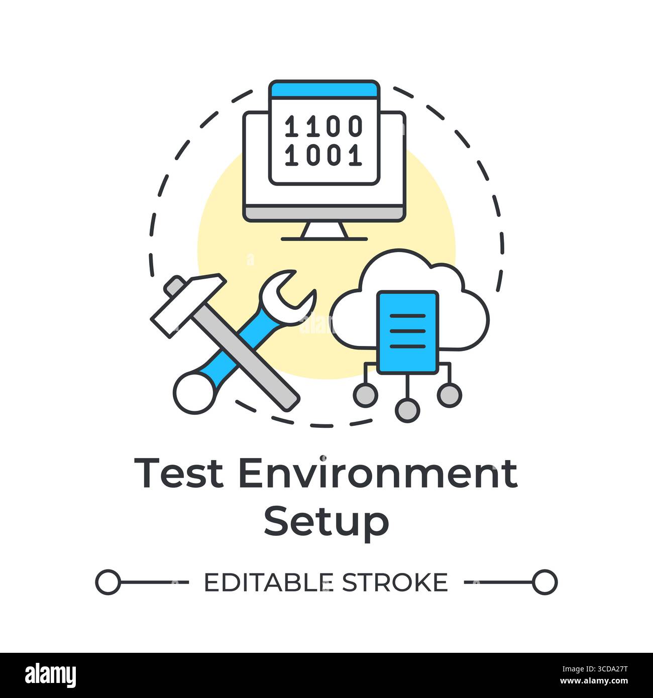 Mobile testing setup hi-res stock photography and images - Alamy