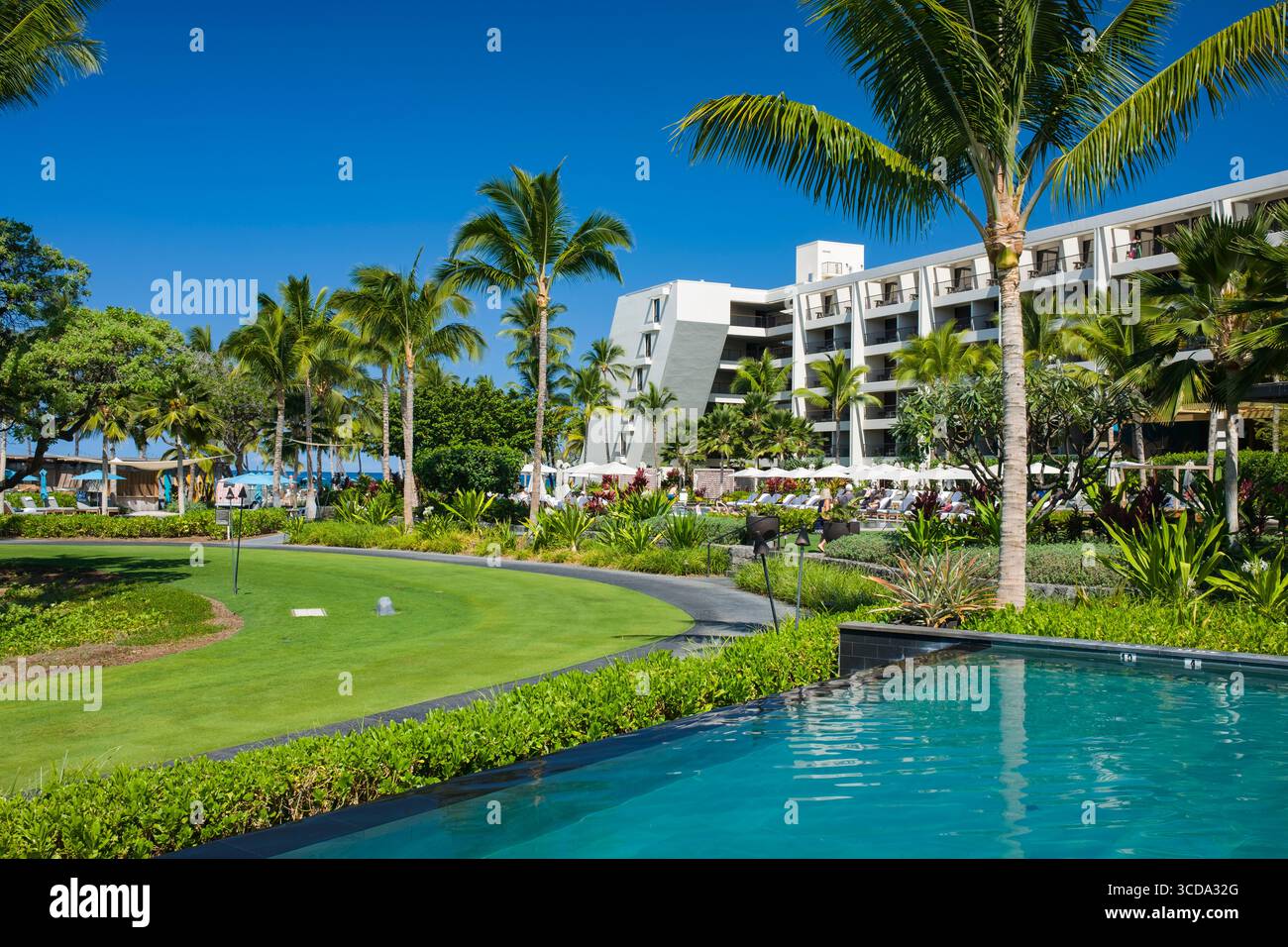 Swimming pool at the Mauna Lani, Auberge Resorts, Puako, South Kohala ...