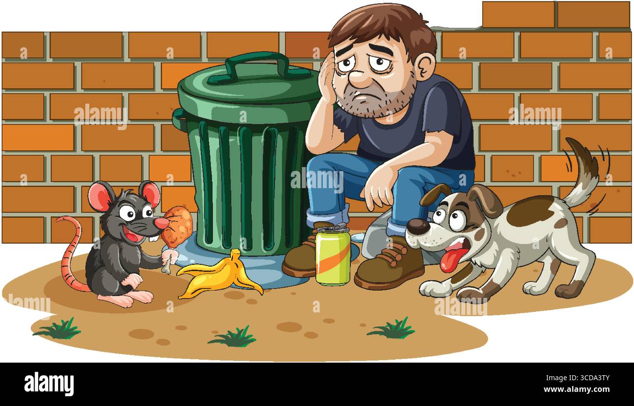 Human dog food can Stock Vector Images - Alamy