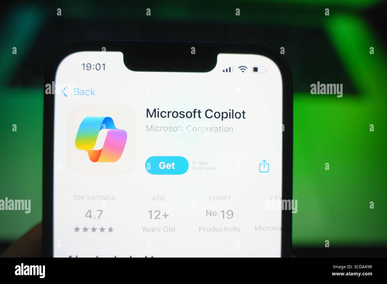 Roosendaal, The Netherlands - August 09, 2025: A smartphone displaying the logo of Microsoft ...