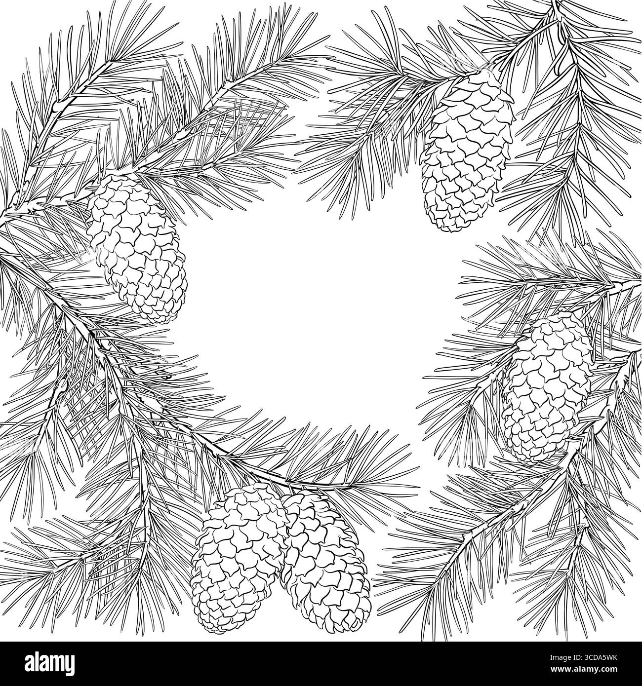 Line tree branch Stock Vector Images - Alamy