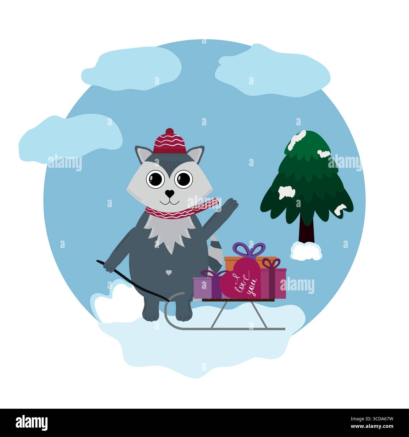 Valentines day animal Stock Vector Images - Alamy
