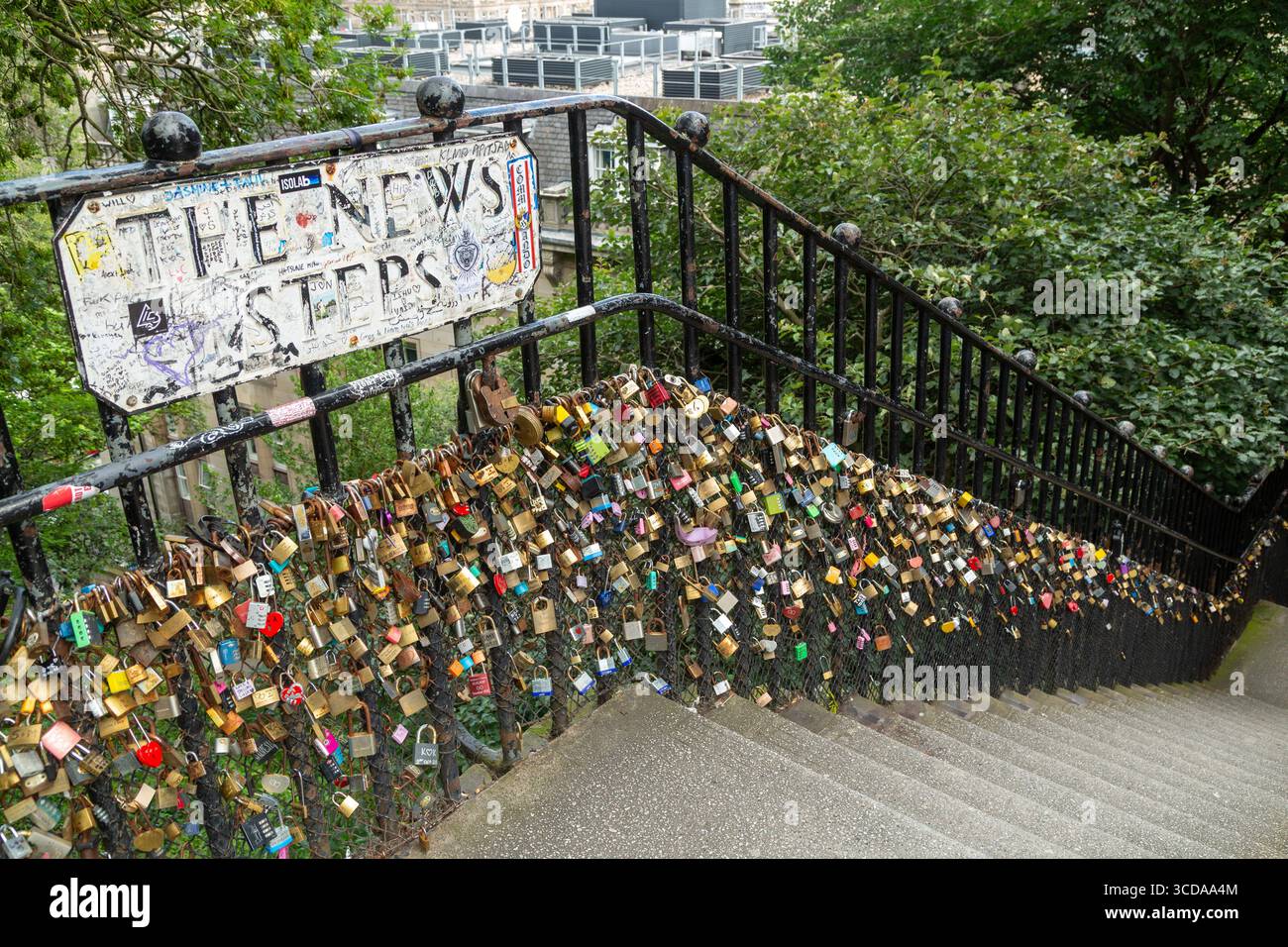 The News Steps in Edinburgh are a historic public stairway connecting ...