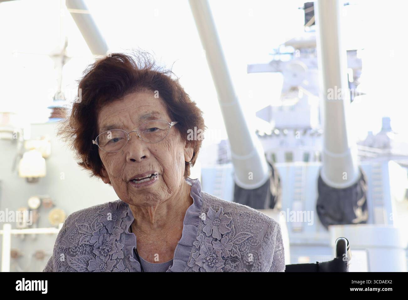 Sadae Kasaoka, 92, an atomic bomb survivor, talks about her experience ...