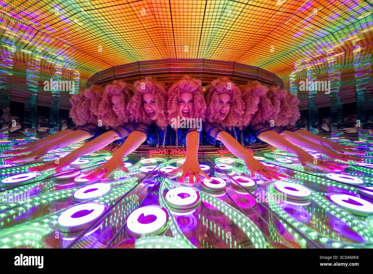 Miss Frisky, star of the show Frisky's Reshuffle, explores the ...