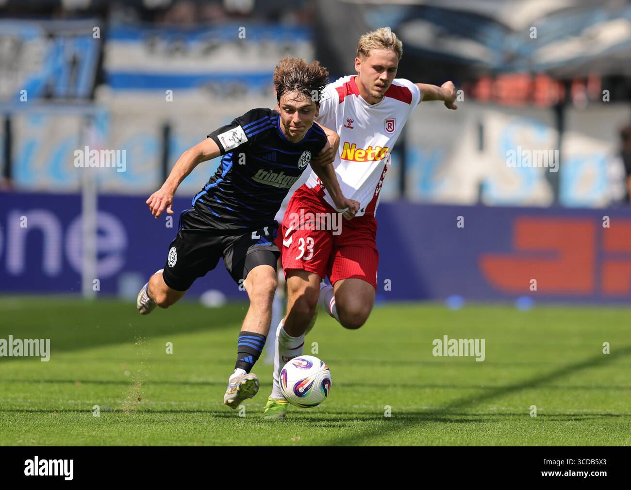 firo : 10.08.2025, football, soccer, 3rd league, 3rd Bundesliga, season ...