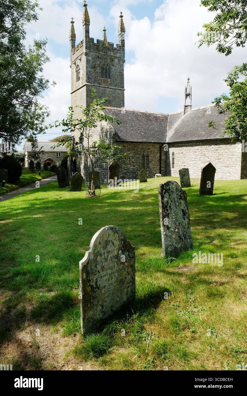 St. Germoe Parish Church and Churchyard, Germoe, Cornwall, UK - John ...