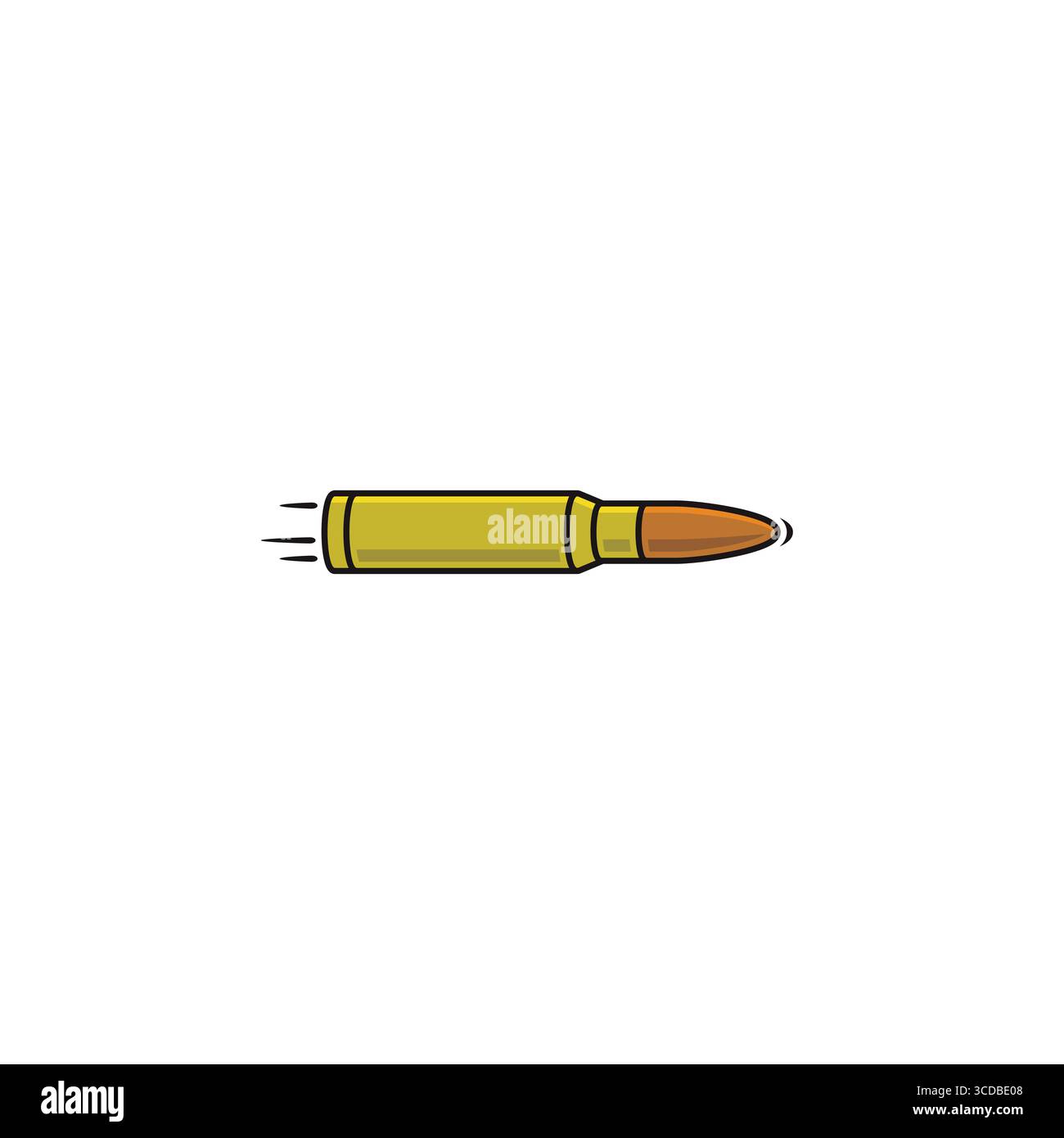 Bullet shot gun fired Stock Vector Images - Alamy