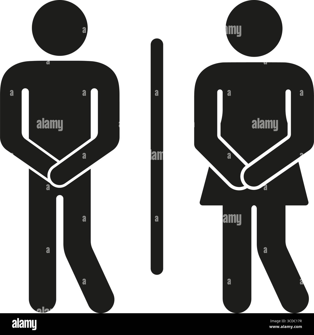 Public urination Stock Vector Images - Alamy
