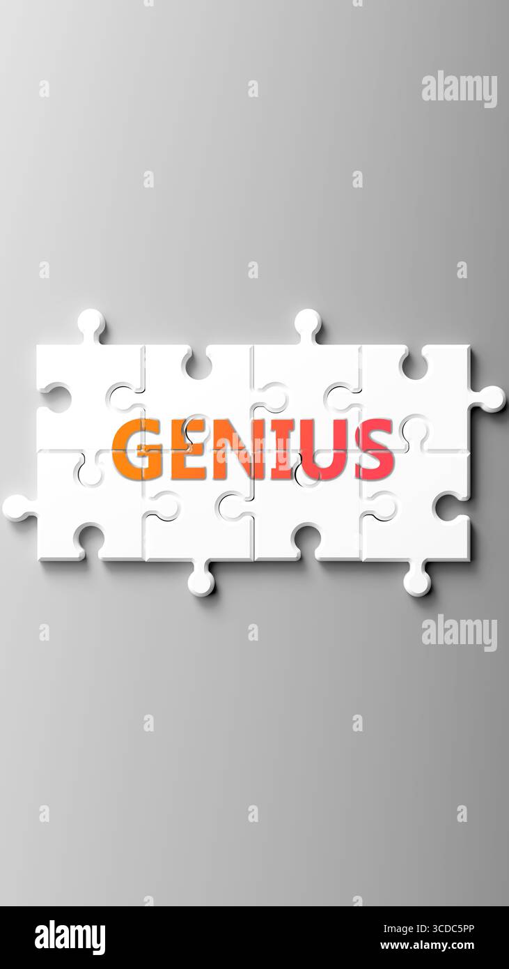 Genius as a complex subject, related to important topics spreading ...