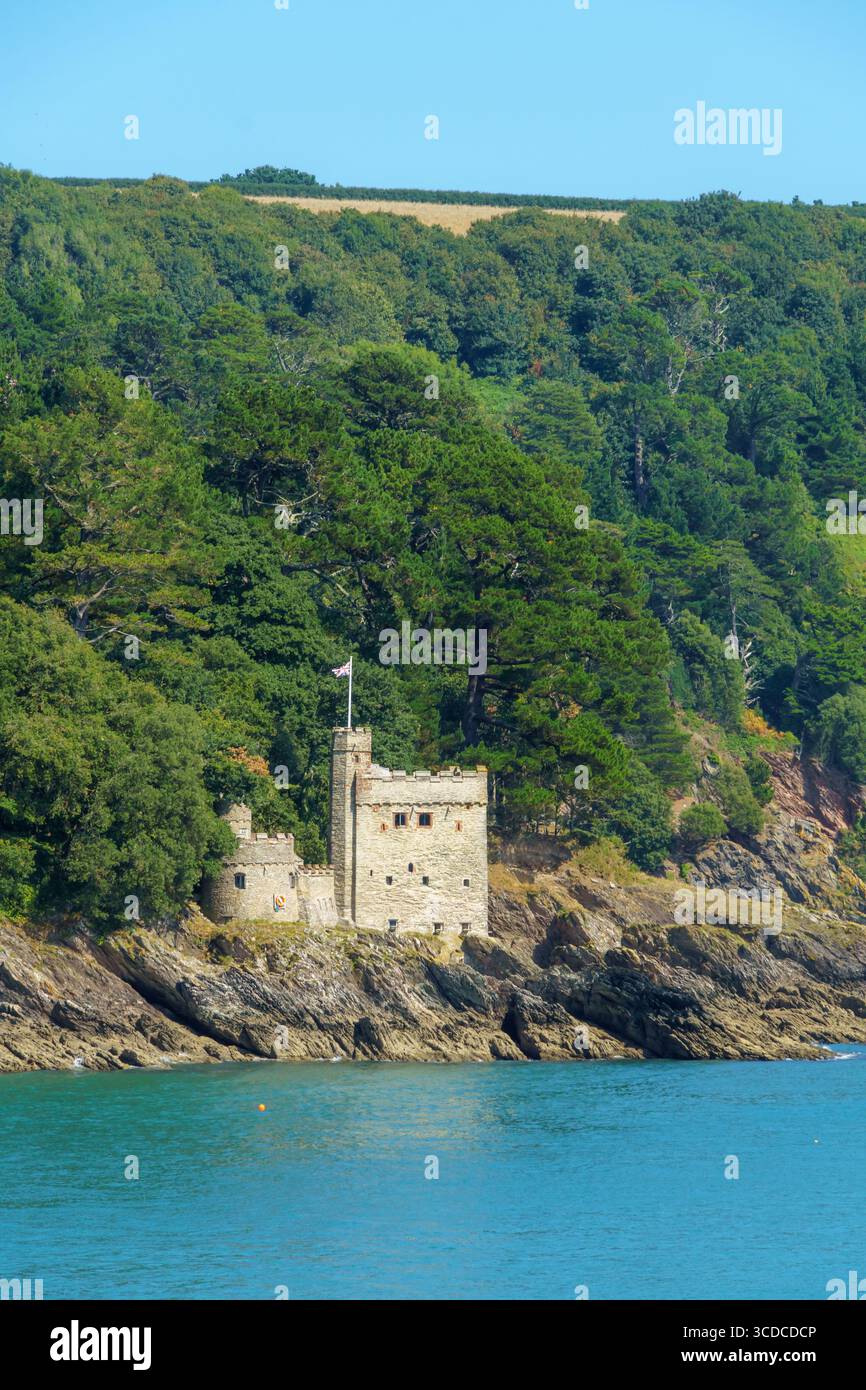 Dartmouth, UK. 10 August 2025. View from Dartmouth Castle, an artillery ...