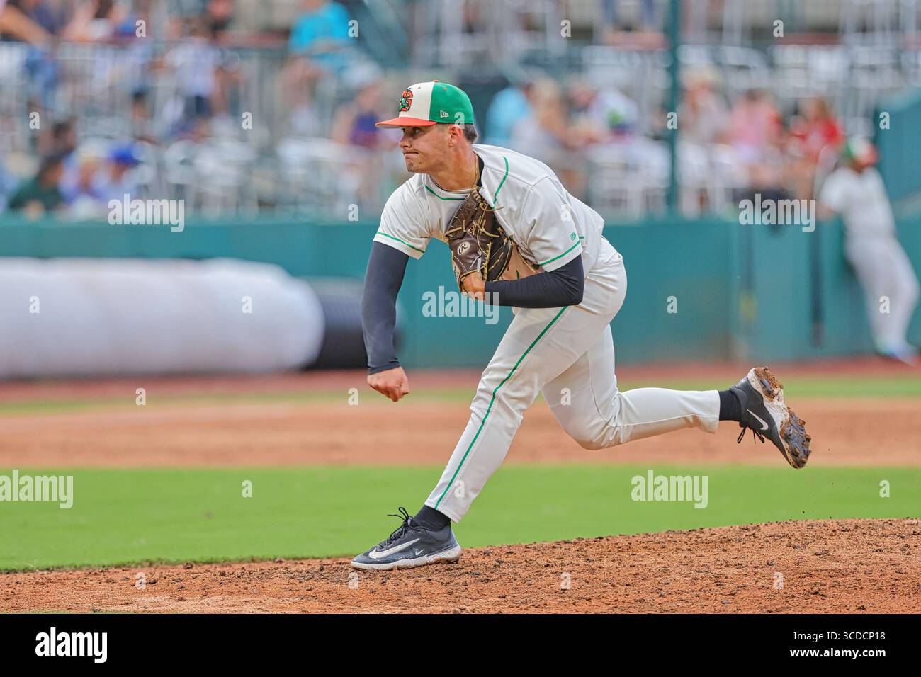 Greensboro, NC: Greensboro Grasshoppers pitcher Jake Shirk (16) warms ...