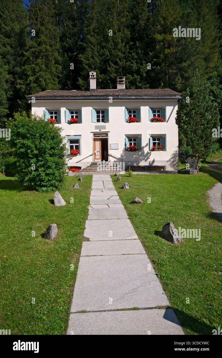 Switzerland, Sils-Maria, Friedrich Nietzsche House Museum, Philosopher ...
