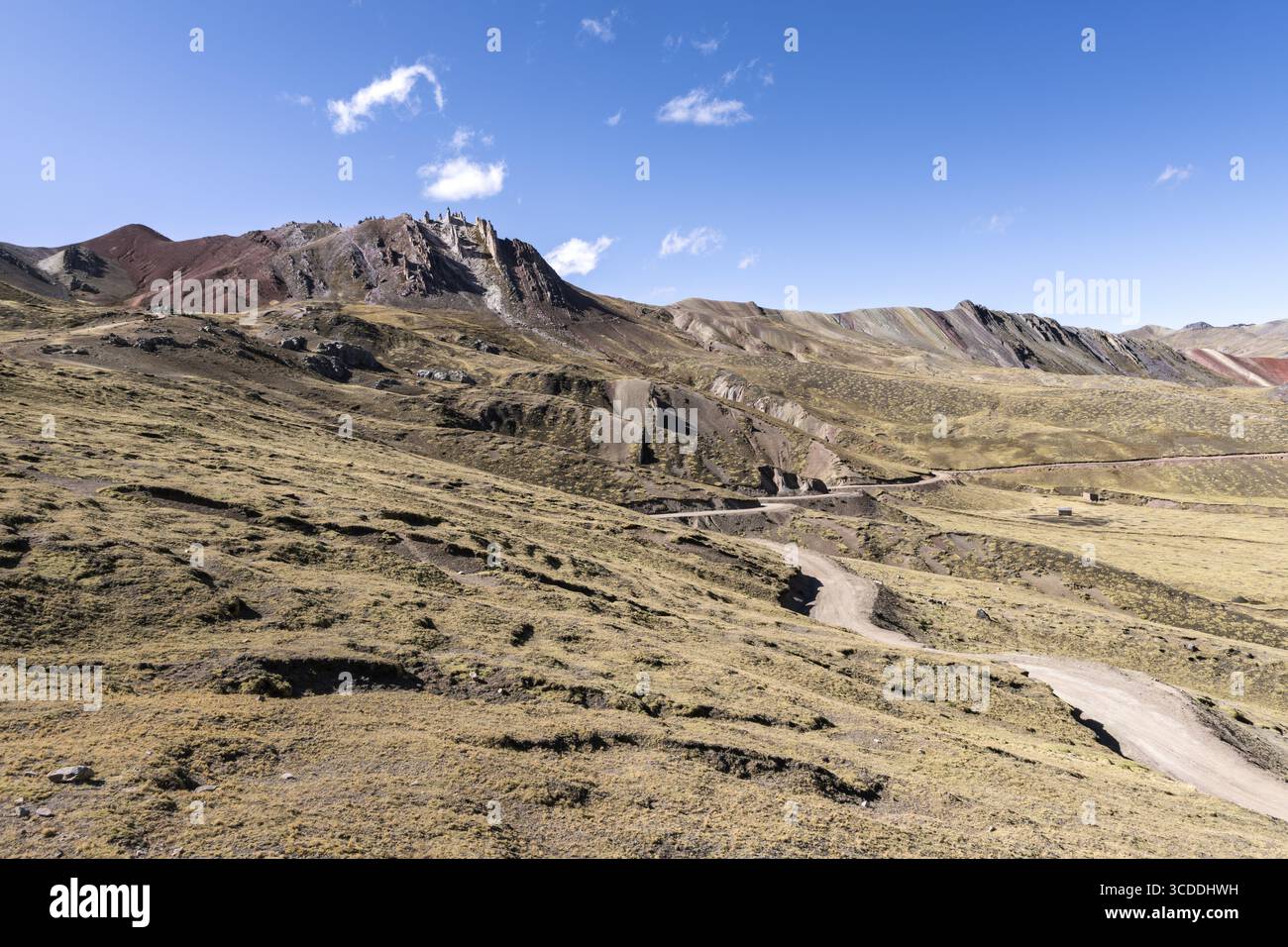 Stone forest of Palcoyo, hiking trail to the rainbow mountain Palcoyo ...