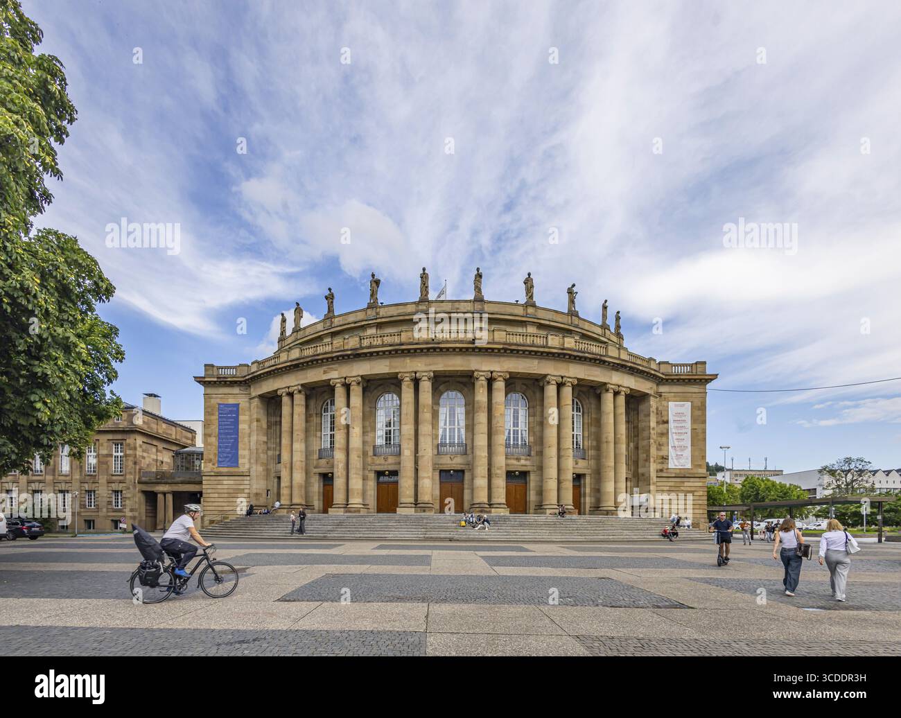 Littmann building on Stuttgart's Eckensee, venue of the Wuerttemberg ...