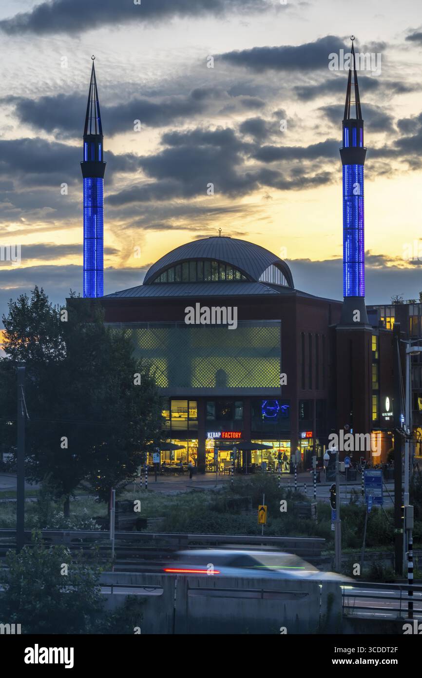 City centre of Utrecht, Mosque Ulu Camii, Mosque at Utrecht Centraal ...