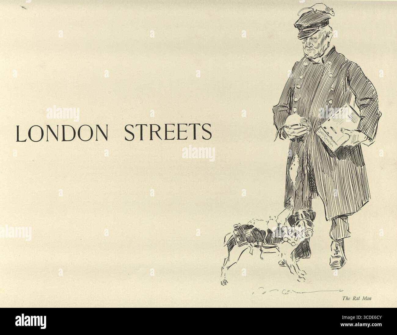 The Rat man and his dog, Pest control, Sketches from Victorian London ...