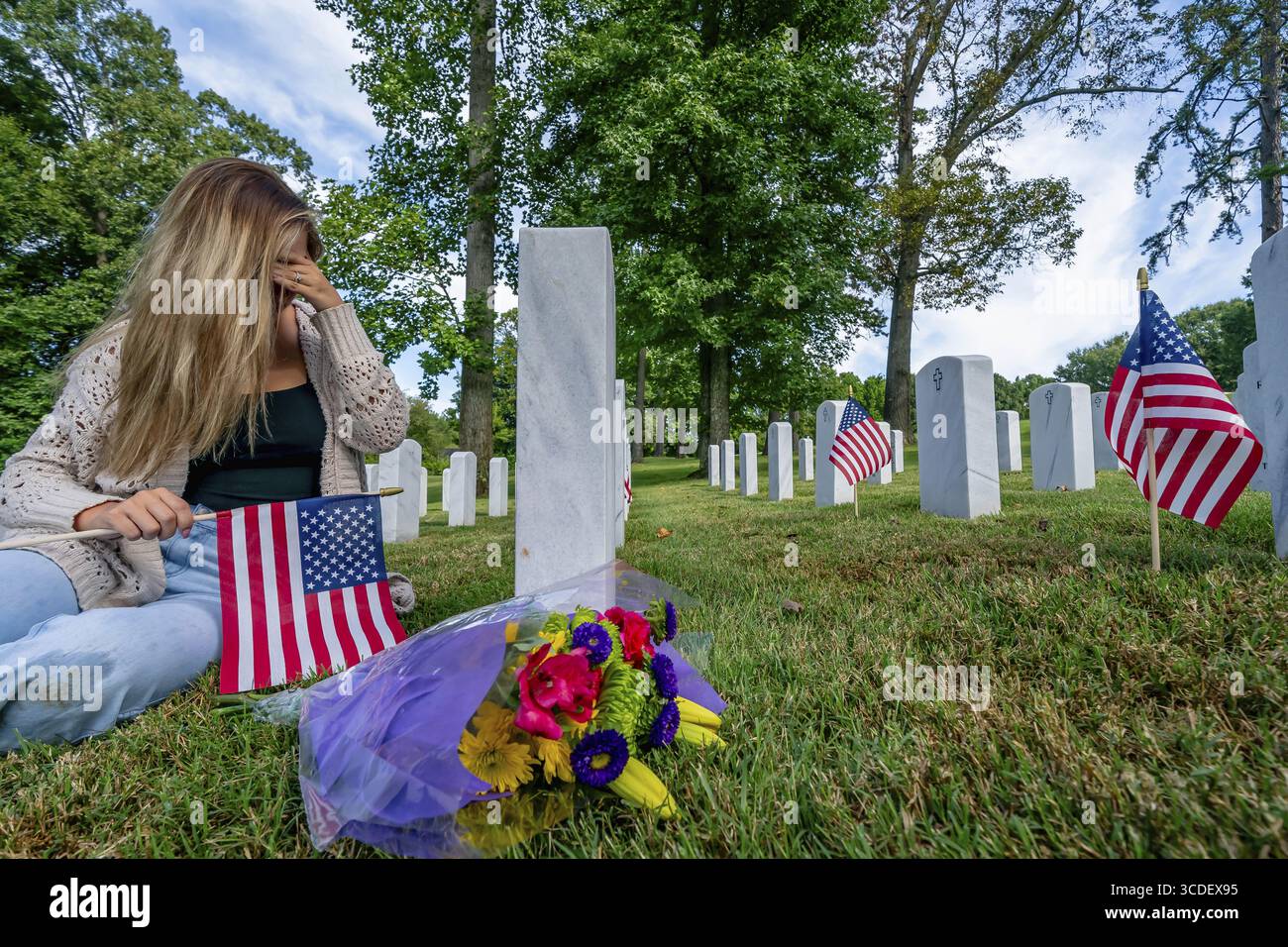 Young soldier tear hi-res stock photography and images - Alamy