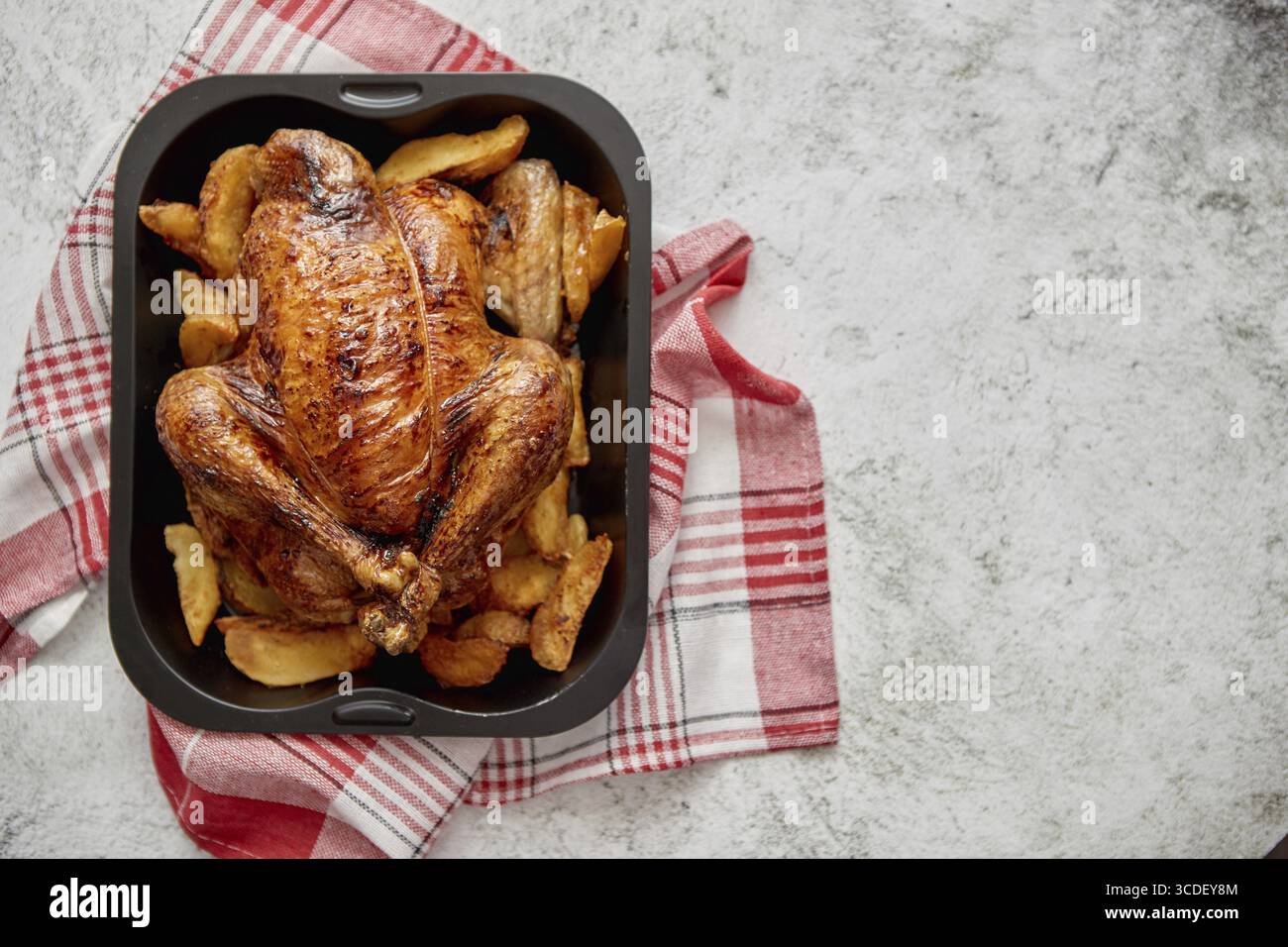 Roasted turkey black flat hi-res stock photography and images - Alamy