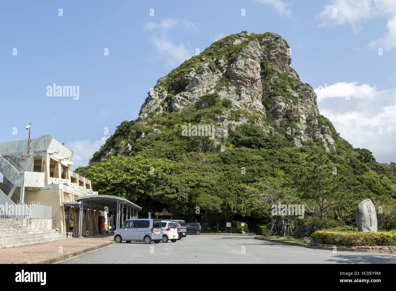 Tourist information and car park at the foot of the hiking trail to ...