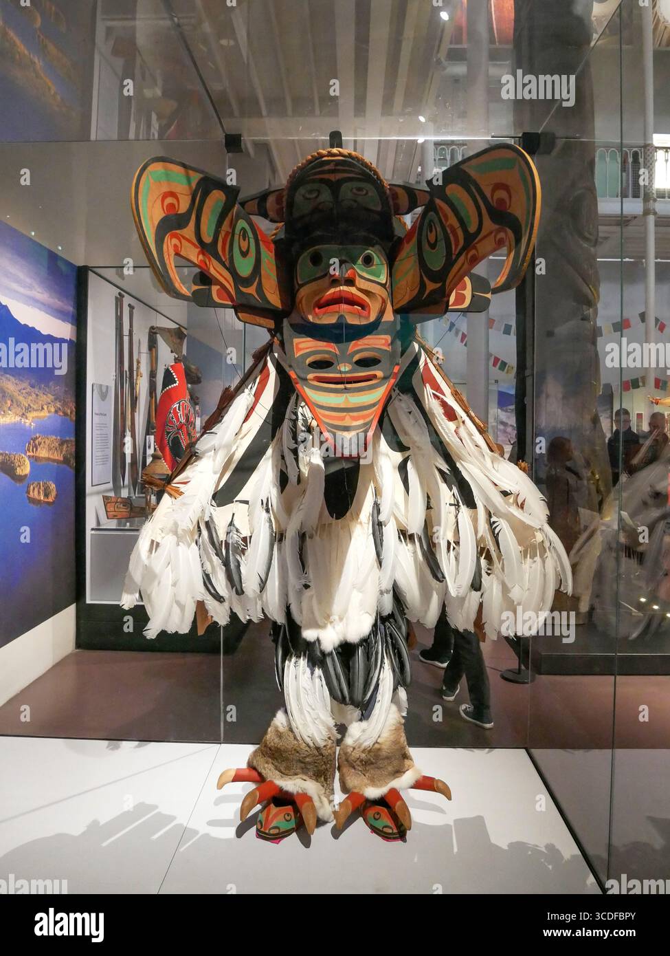 Thunderbird transformation mask and dance costume for traditional dance ...