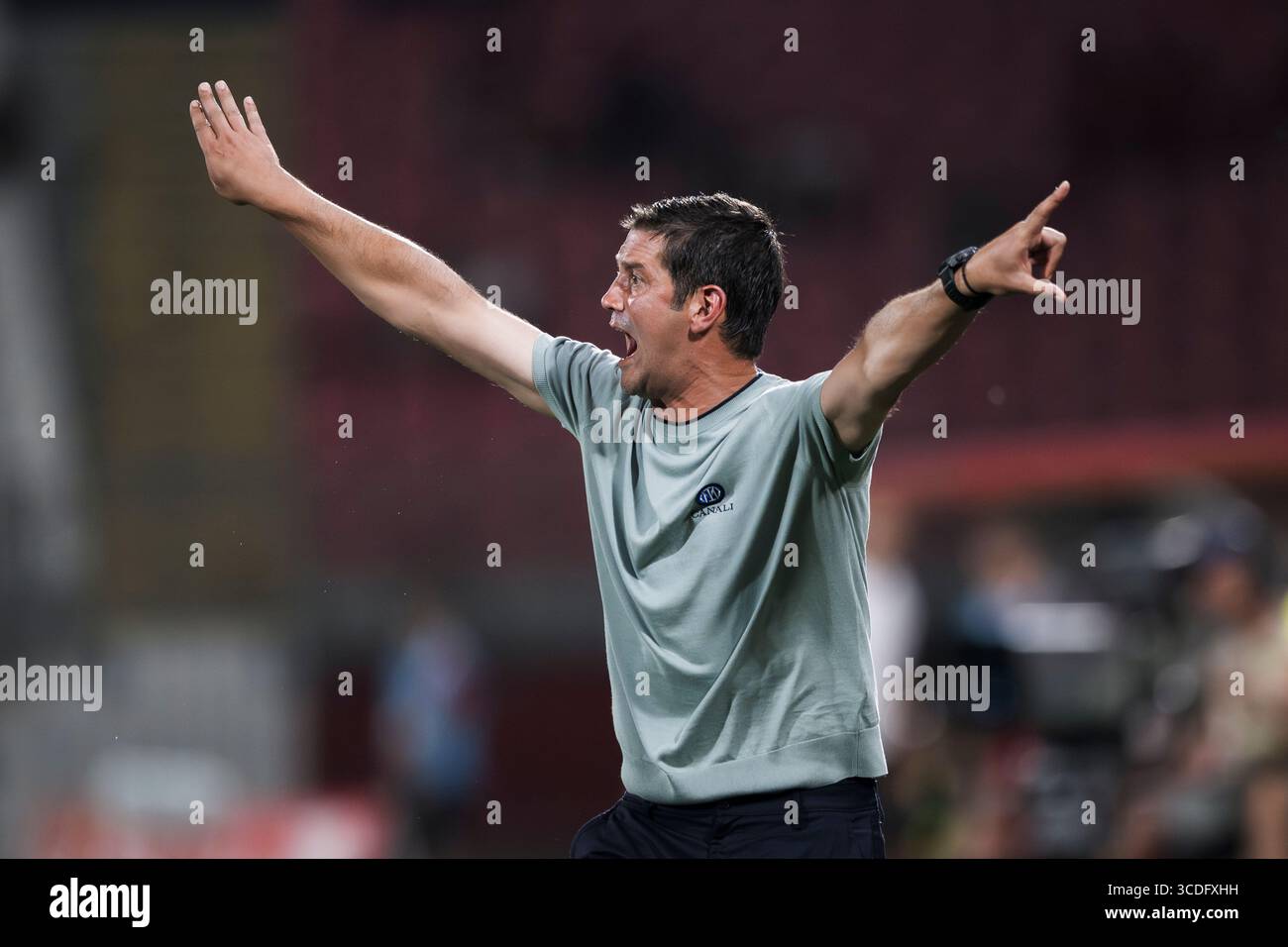 Cristian Chivu, head coach of FC Internazionale, reacts during the ...