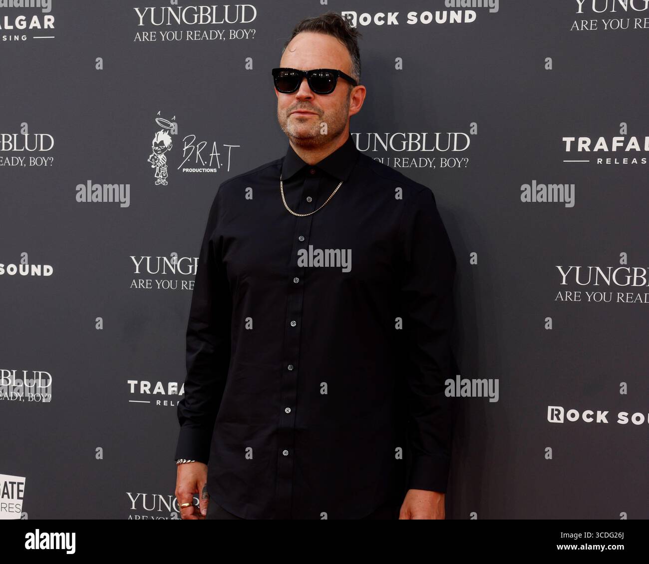 London, UK. 12th Aug, 2025. Paul Dugdale attends the YUNGBLUD. Are You ...