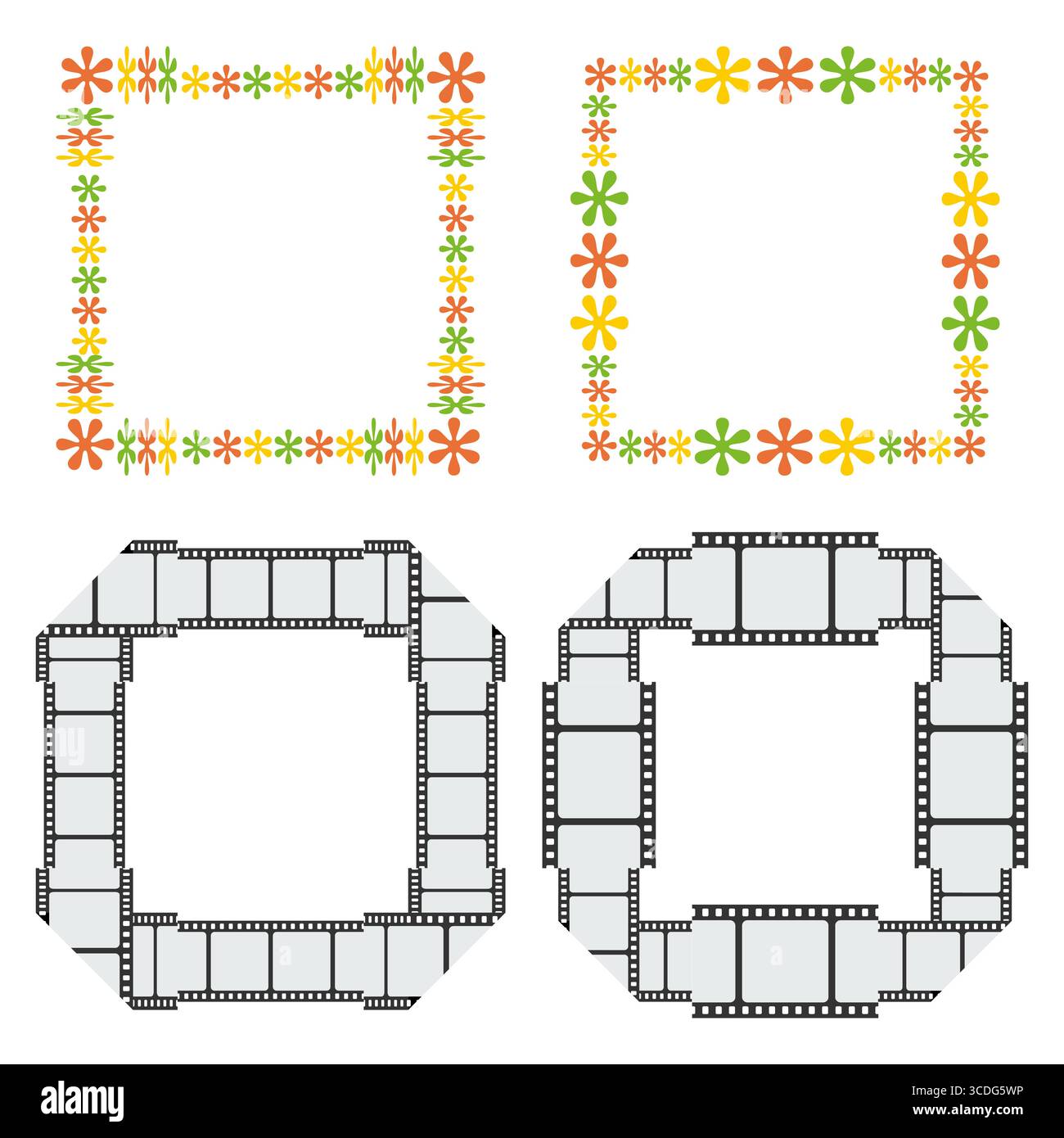 Floral border strip hi-res stock photography and images - Alamy