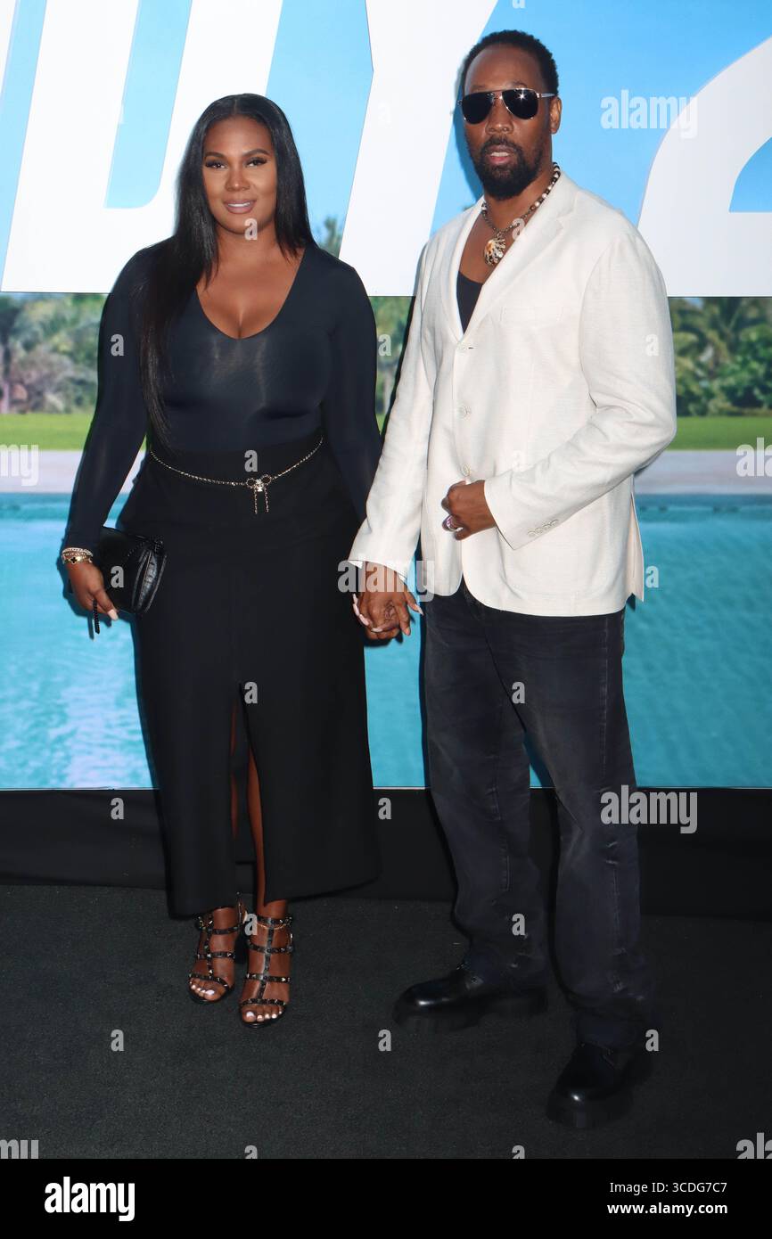 Talani Rabb, RZA 08/11/2025 The Premiere of "Nobody 2" held at the TCL ...