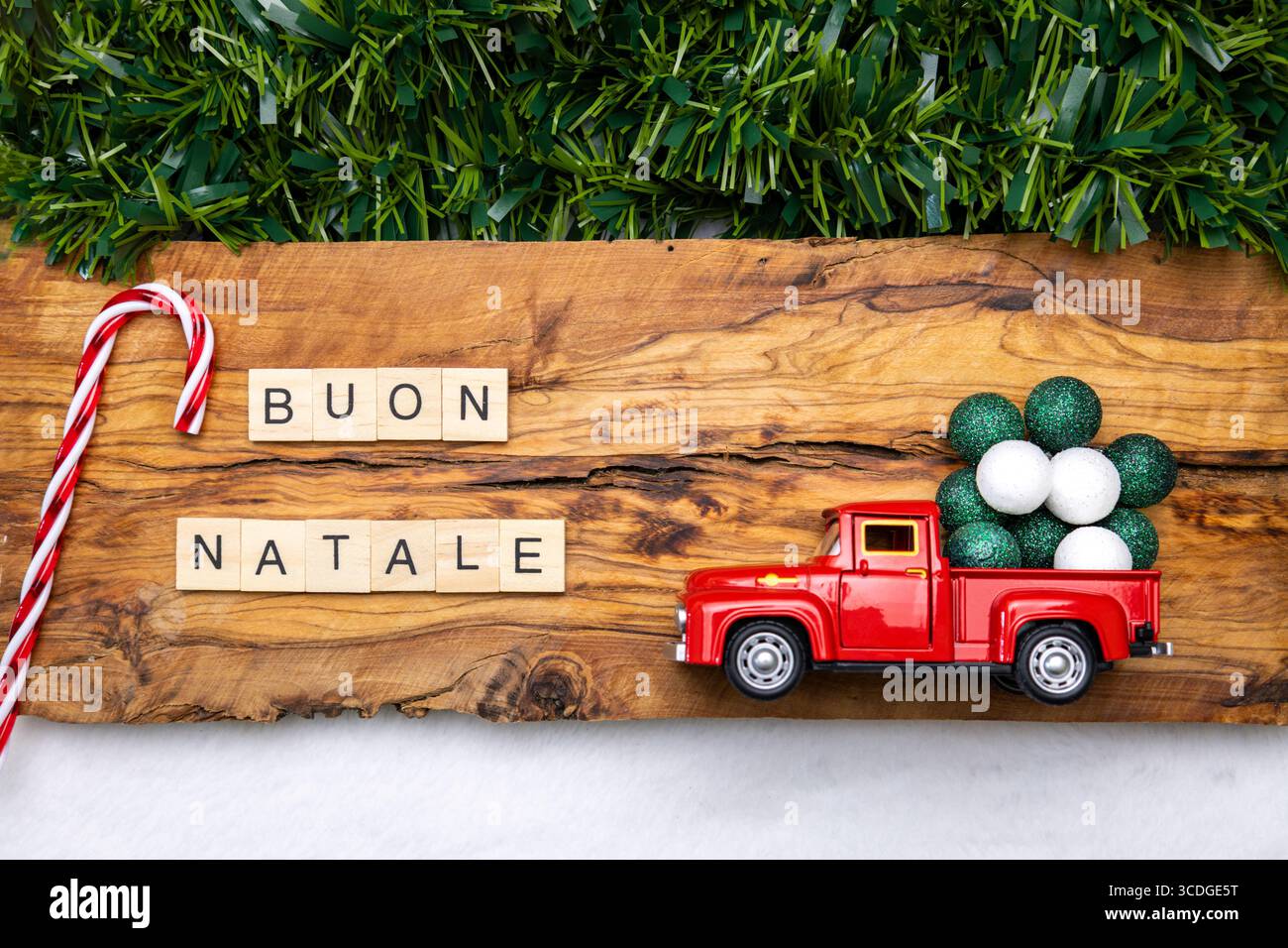 Buon natale italian christmas hi-res stock photography and images - Alamy