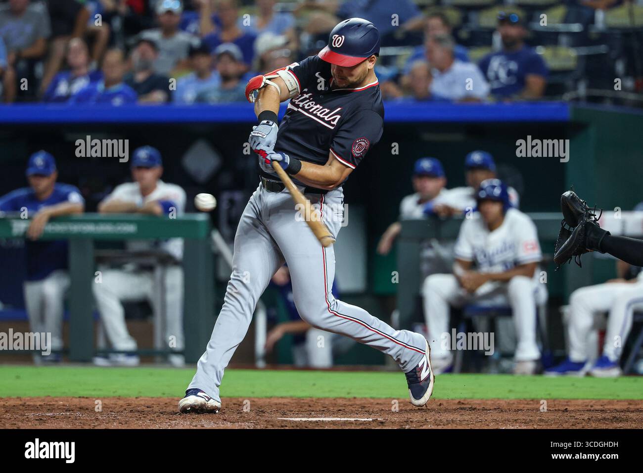 August 12, 2025: Washington Nationals first baseman Nathaniel Lowe (33 ...