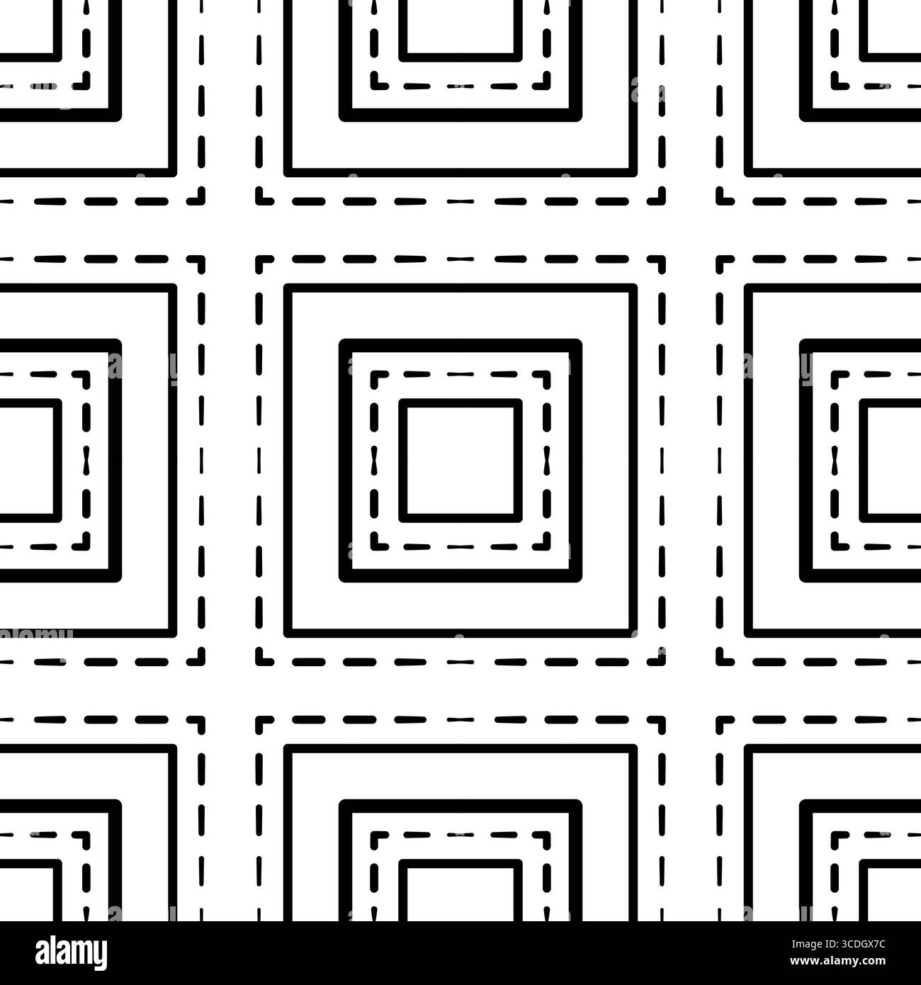 Futuristic architecture square grid Black and White Stock Photos ...