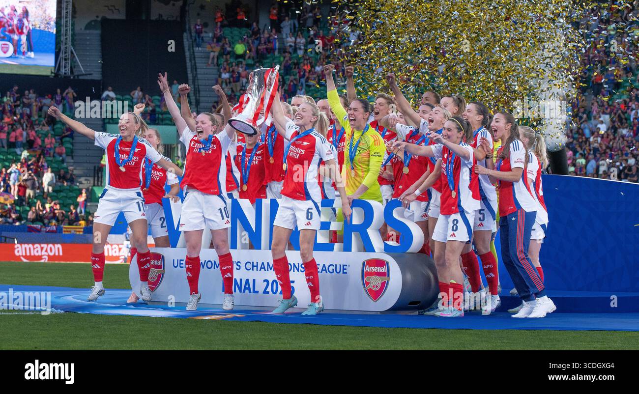 Arsenal fc team 2025 hi-res stock photography and images - Alamy