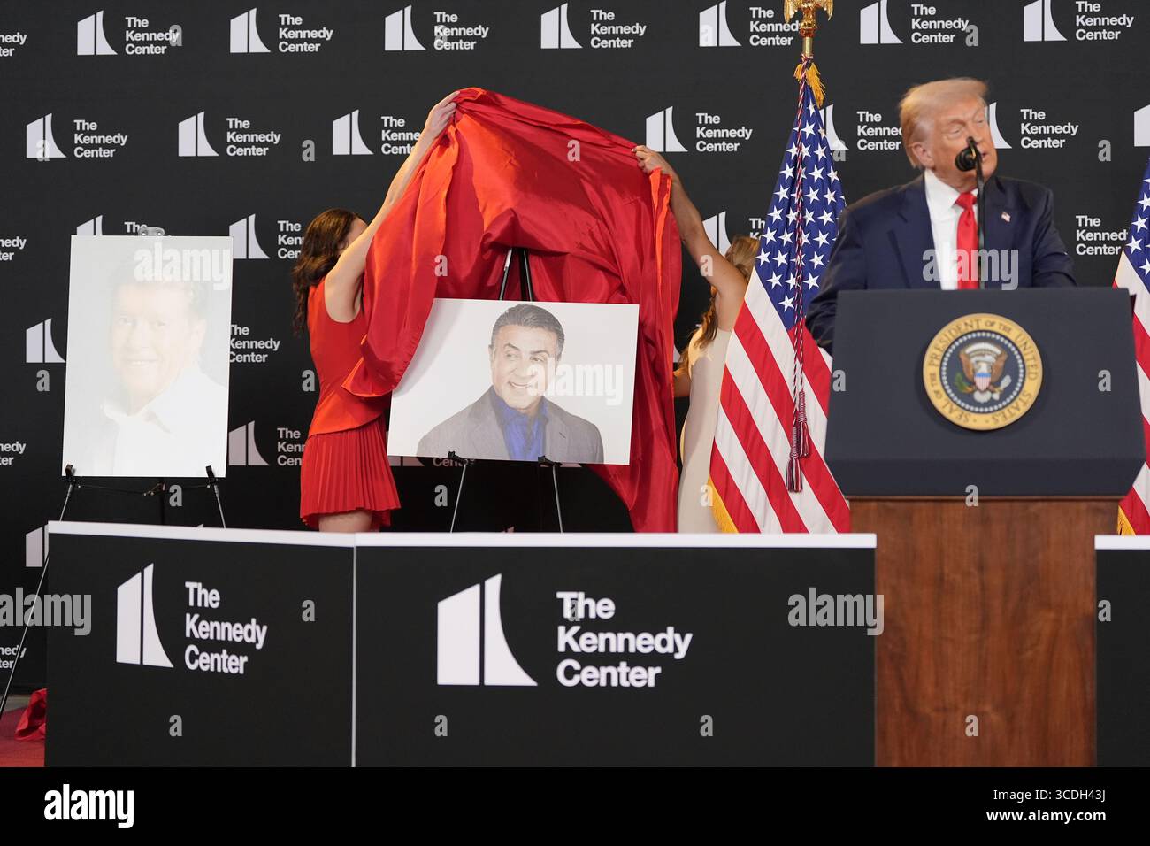 Sylvester Stallone is unveiled by President Donald Trump to be a ...
