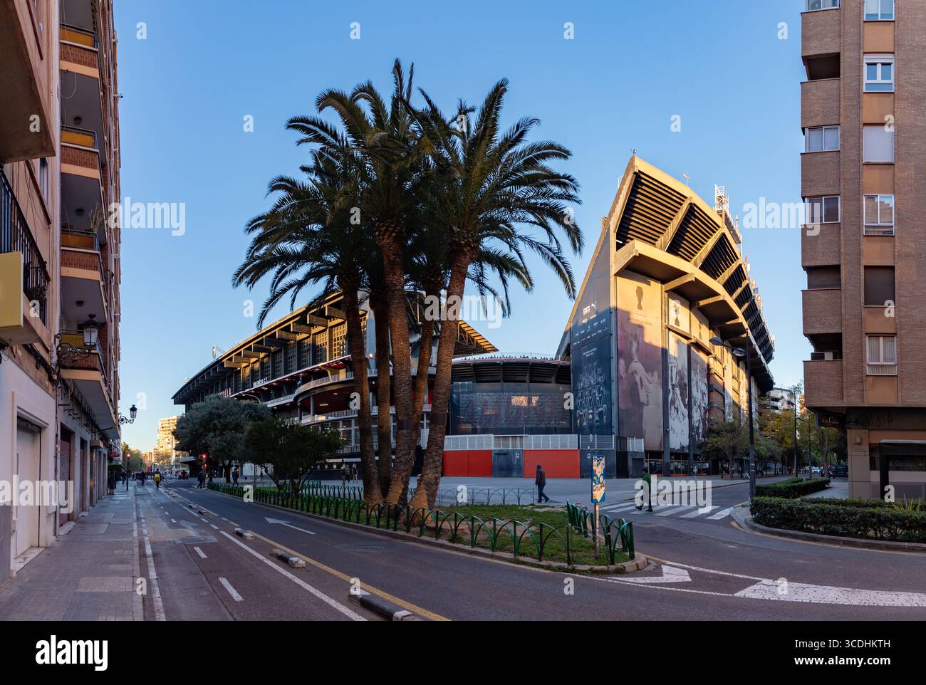 A picture of the Mestalla Stadium, home of the Valencia CF football ...